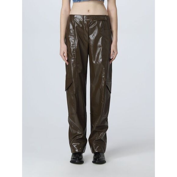 Ganni | Jeans | Ganni Pants Woman Brown | Poshmark